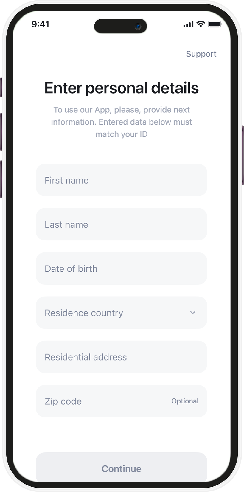 Account verification levels – Crypterium Help