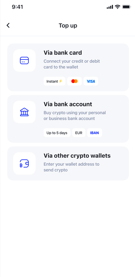 How can I receive crypto by my wallet address? – Crypterium Help